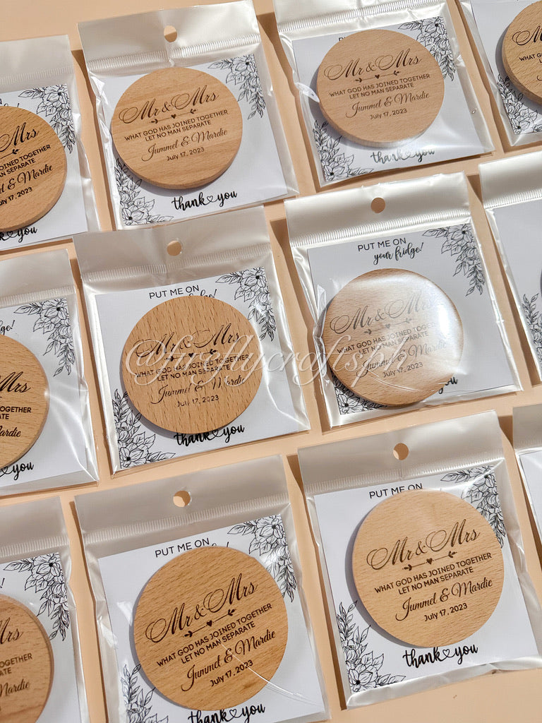 Wooden Round Magnet – Firefly Crafts PH